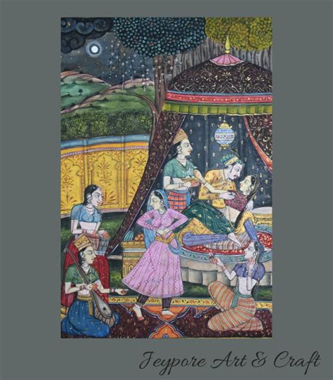 Mughal Badshah Massive Harem Doing Sex With Damsels Painting Jeypore