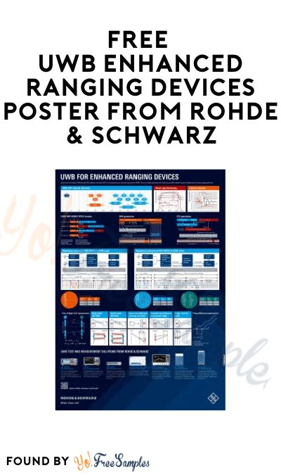 Free Uwb Enhanced Ranging Devices Poster From Rohde And Schwarz