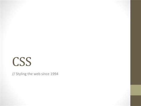 Css Overview And Examples Ppt