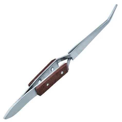 Steel Sharp And Pointed Dissecting Forceps Curved Size Dimension 1