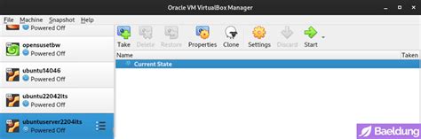 How To Create And Use Virtualbox Snapshots Baeldung On Linux