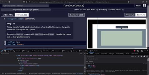 Not Sure If This Is A Bug Overflow Hidden Contributors The Freecodecamp Forum