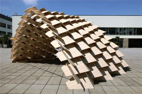Modular Timber Structure Ibois Pavilion Architecture Timber