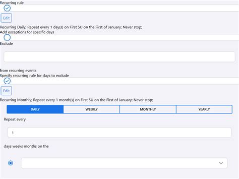 React Event Calendar Recurring Events Calendar Example Mobiscroll