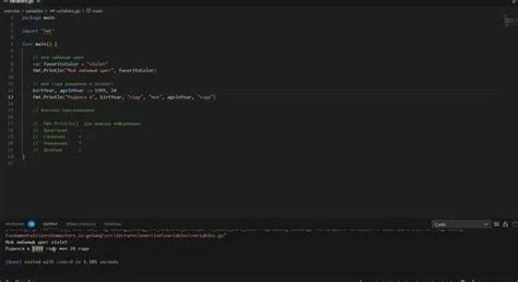 Уроки Golang с нуля 8 Упражнения с переменными Смотреть онлайн в