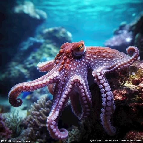 章鱼 摄影图 海洋生物 生物世界 摄影图库 昵图网