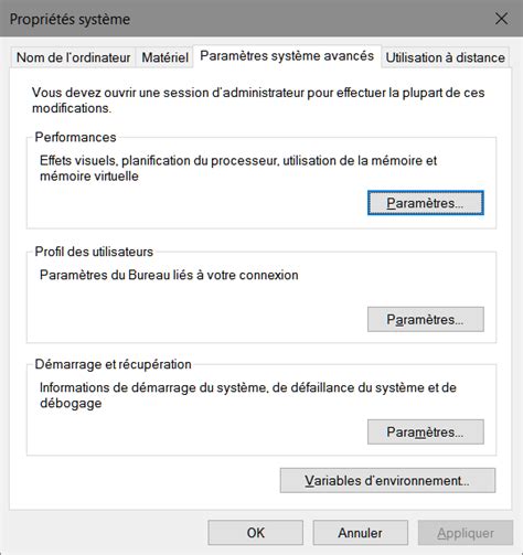 Sysdm Cpl Proprietes Systeme