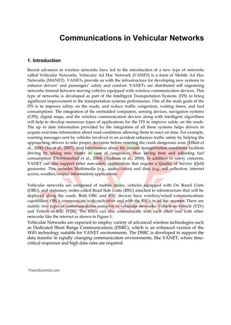 Communications In Vehicular Networks Pdf