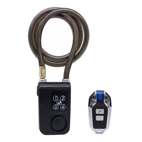 Bike Motorcycle Lock Alarm Wireless Remote Control Waterproof 110db Scooter Bicycle Burglar