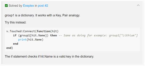 How To Get A Specific Key Or Index From A Table Scripting