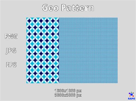 Geo Design Pattern 01 Graphic By Rapo · Creative Fabrica
