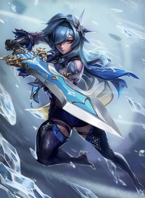 Eula Genshin Impact Drawn By Imdrunkontea Danbooru Eula Genshin Impact Drawn By Imdrunkontea Danbooru