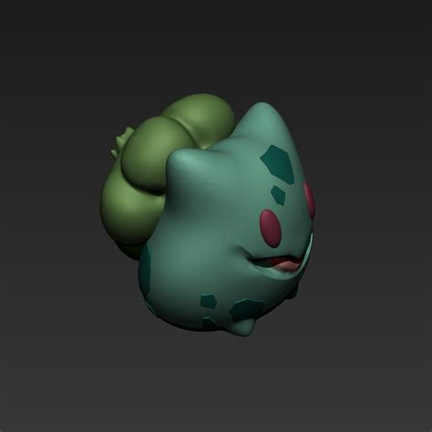Stl File Fat Mini Bulbasaur・3d Printing Model To Download・cults