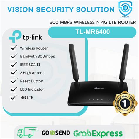 Jual Wireless Router Tp Link Tl Mr G Lte Router Mbps Dual Antenna Jakarta Pusat
