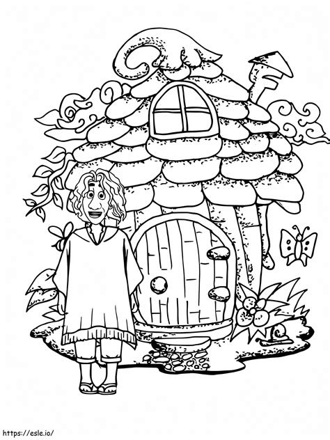 Casa Y Bruno Madrigal Para Colorear