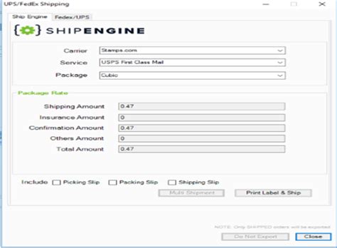Shipengine Integration