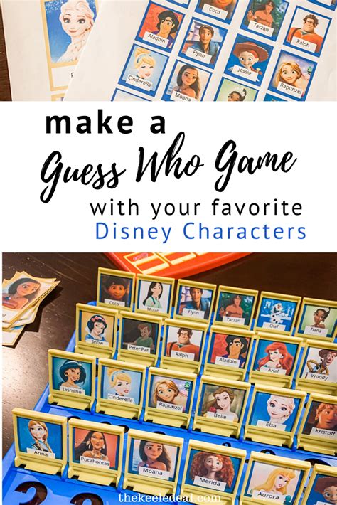 Guess Who Game Disney