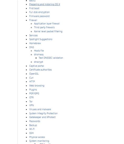 Consejos De Seguridad Para OSX OS X Security And Privacy Guide