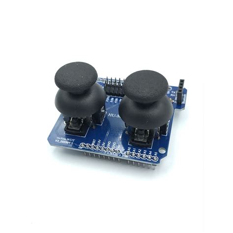 雙軸按鍵搖桿感測器 雙搖桿擴展板 相容arduino 蝦皮購物