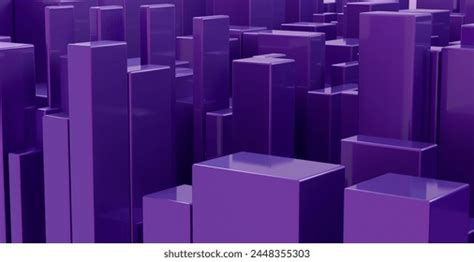 Array Purple Geometric Cubes Organized Grid Stock Illustration 2448355303 Shutterstock