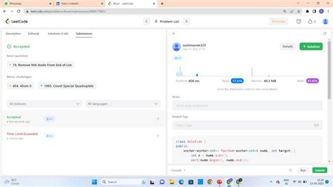 Sushma K On Linkedin Day18 100daysofcodechallenge Leetcode