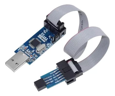 Programador Avr Isp Atmel Usb Atmega Adaptador 10 6 Pines
