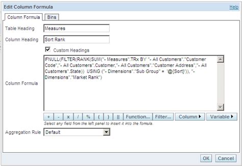 Going Thru Obiee Runtime Sorting In Pivot Table Report In Obiee 10g