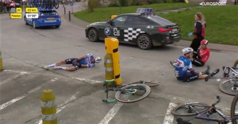 Julian Alaphilippe Only Suffered Some Abrasions After Multiple