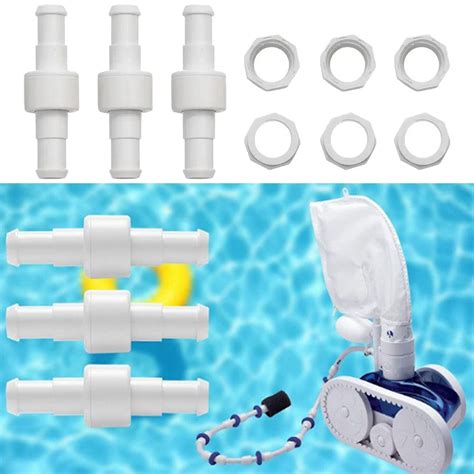 3pcs Hose Swivel D20 And Hose Nut D15 Kit For Polaris 280 380 180 Pool Cleaner