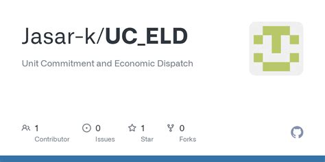 Github Jasar Kuceld Unit Commitment And Economic Dispatch