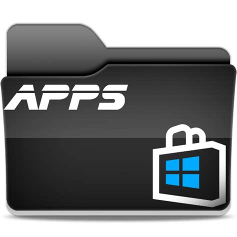 windows apps folder files and folders icons