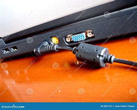 VGA Connection Stock Image Image Of Blue Mouse Connection