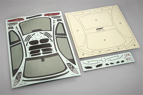 MST E Unpainted Body Shell Clear