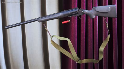 리볼버 샷건 Mc255 폴리머 리지드 3d 모델 69 Max Free3d