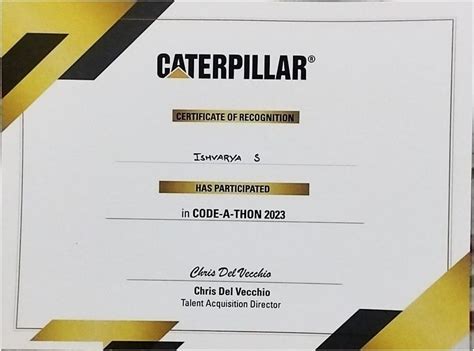 Codeathon Caterpillar Codingchallenge Techinnovation Ishvarya S