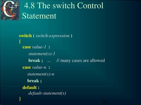 Ppt Selection Structures If And Switch Statements Powerpoint