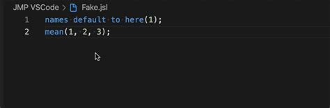 Vscode And Jsl A Different Scripting Environment