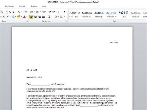 Ups Application Letter Teaching Resources Ups Application Letter Teaching Resources