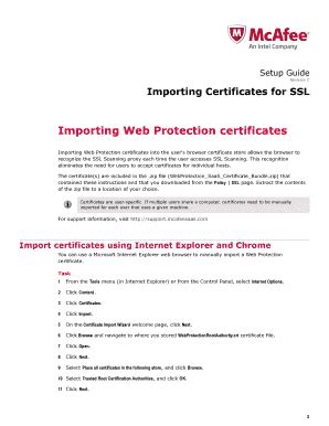 Fillable Online Importing Certificates For SSL Fax Email Print PdfFiller