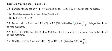Solved Exercise 3 25 Pts 5 Pts ×5 3 1 Consider The