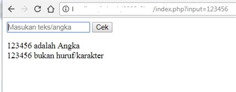 Cara Sederhana Pengecekan Value Numeric Dengan Php Belajar Webpedia