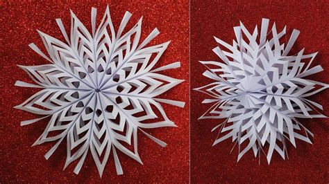 Making Paper Snowflakes ️paper Snowflake Patterns🎄diy Christmas Decorations Ornaments Youtube