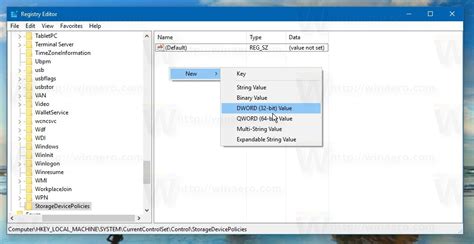 Enable USB Write Protection In Windows