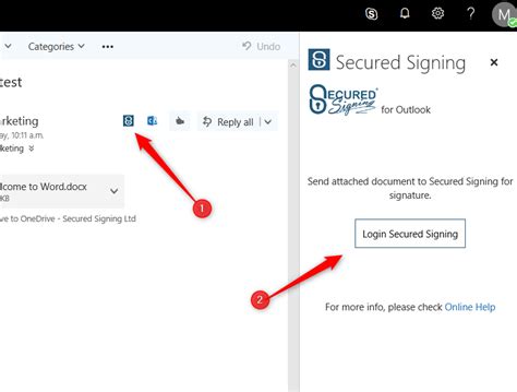 Outlook How To Use Secured Signing Outlook Plugin Secured Signing