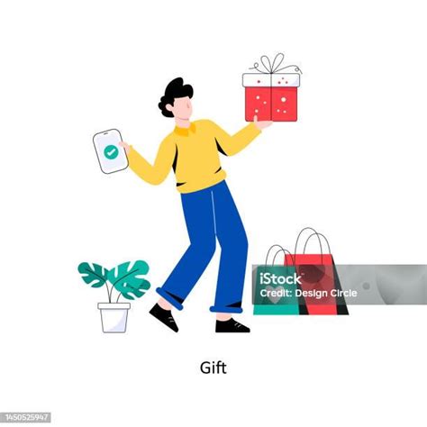 선물 플랫 스타일 디자인 벡터 그림입니다 스톡 일러스트레이션 놀라움에 대한 스톡 벡터 아트 및 기타 이미지 놀라움 배경 주제 벡터 Istock