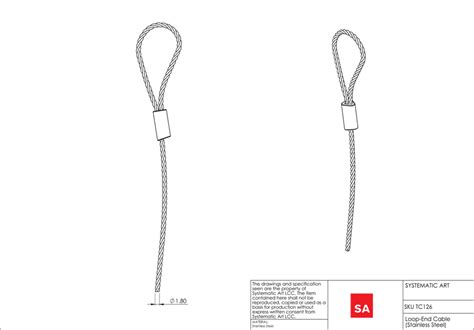 Stainless Steel Loop End Cable Loop Cable Loop End Hanging Cable