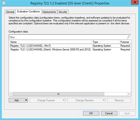 Kevinisms Enforce Tls 1 2 Via Configmgr Compliance Setting