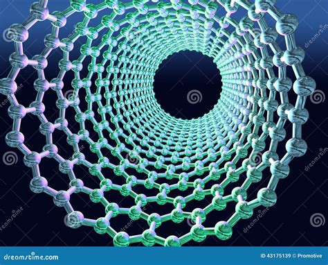 Inside Nanotube Computer Artwork Stock Illustration Illustration Of Conceptual Abstract