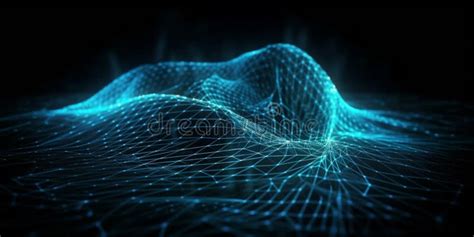 The Structure Of The Network Connection Of Points And Lines Data Technology Digital Background