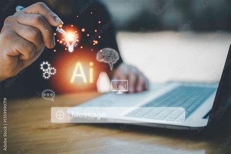 Chatbot Chat With Ai Artificial Intelligence Man Using Technology Smart Robot Ai Artificial